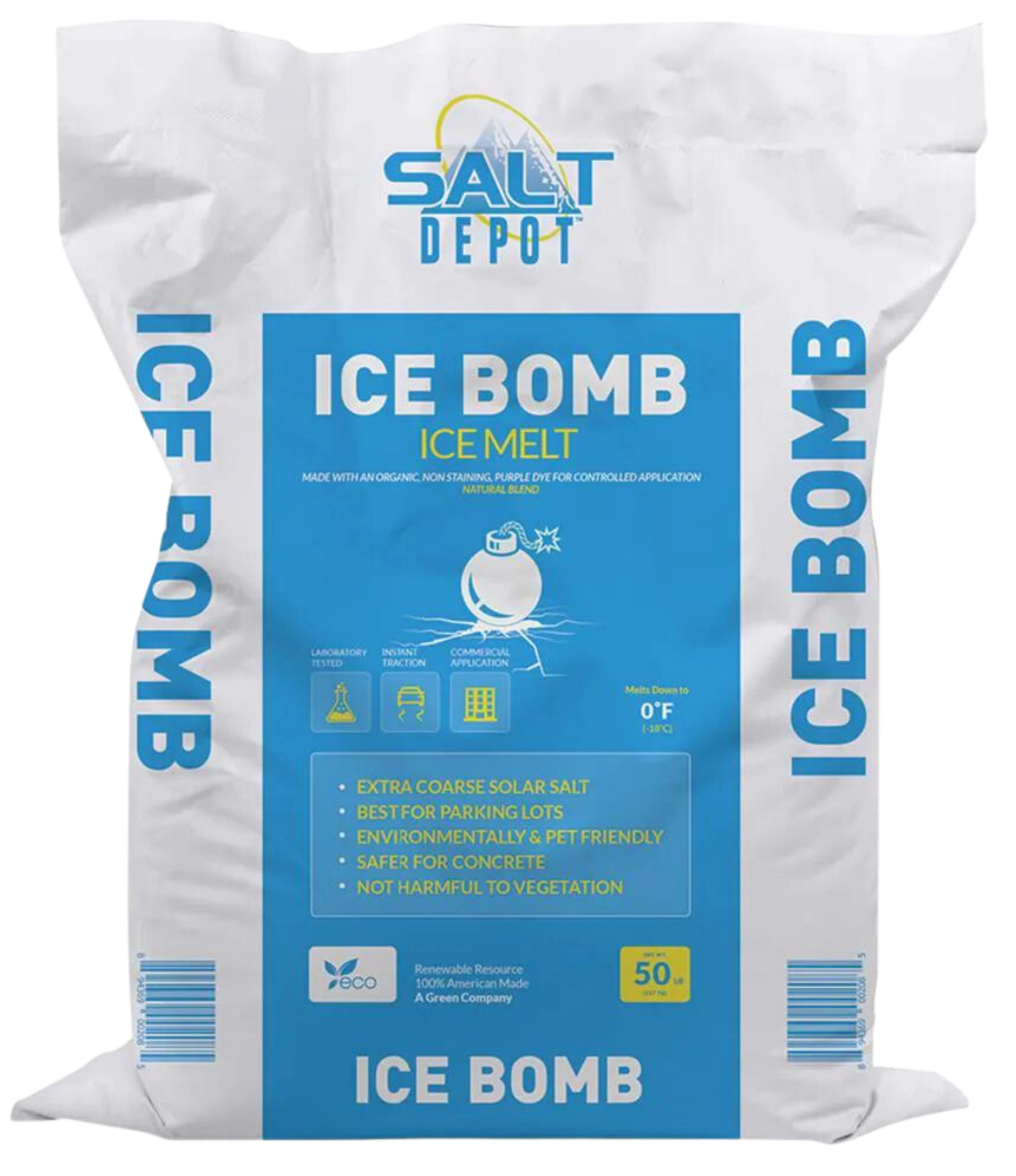 Ice Melt Salt - Ice Bomb Ice Melt (Individual Bags) – Asphalt Materials