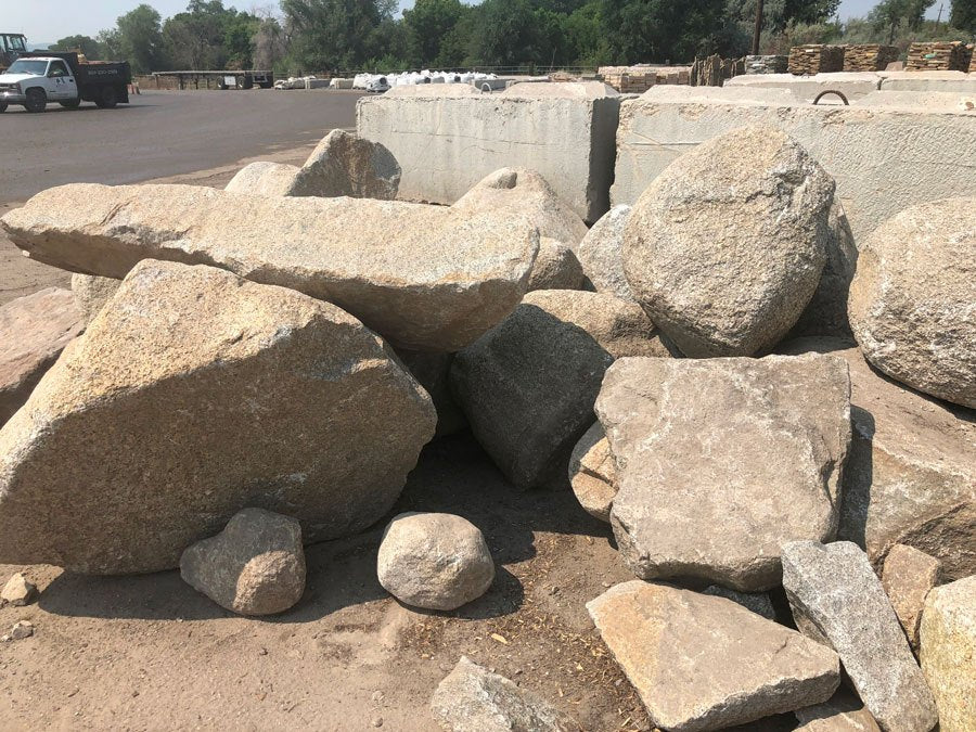 Boulders Salt & Pepper Granite – Asphalt Materials