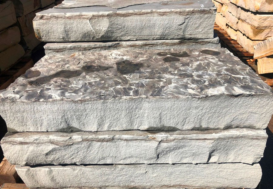 Steps Charcoal Grey 3 FT Cut Steps – Asphalt Materials